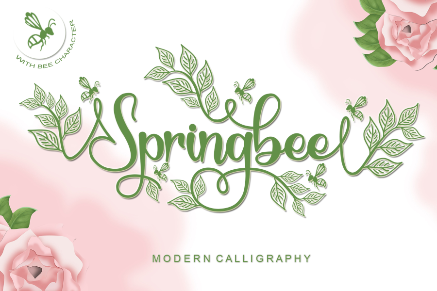 Springbee - Personal Use Font · 1001 Fonts