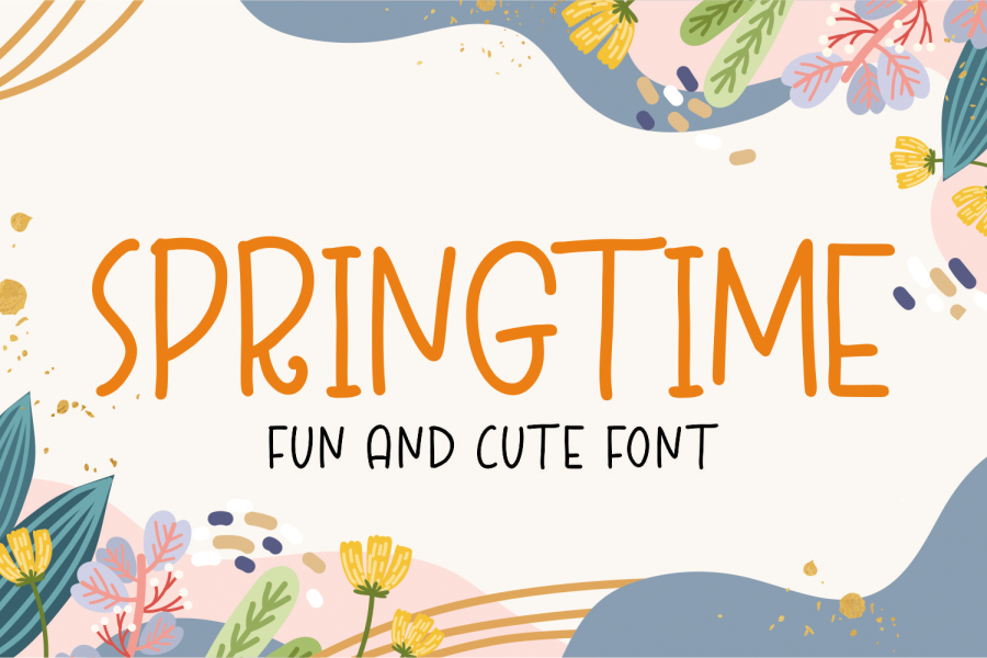 SPRINGTIME Font · 1001 Fonts