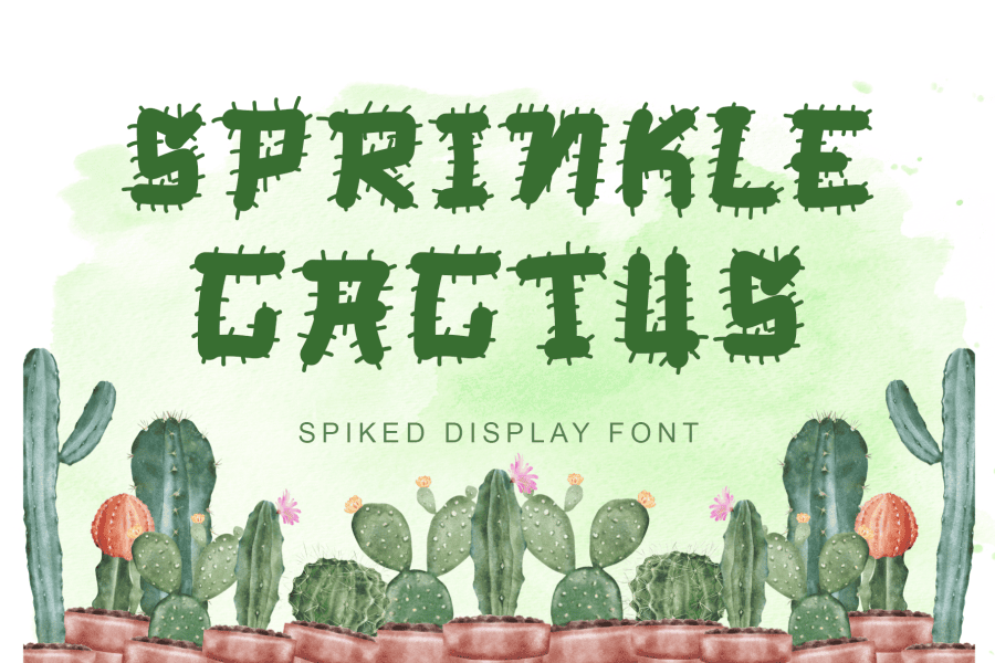 10 Free Cactus Fonts · 1001 Fonts
