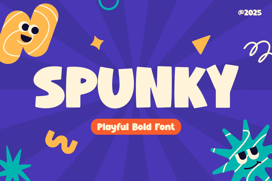 SPUNKY Font · 1001 Fonts