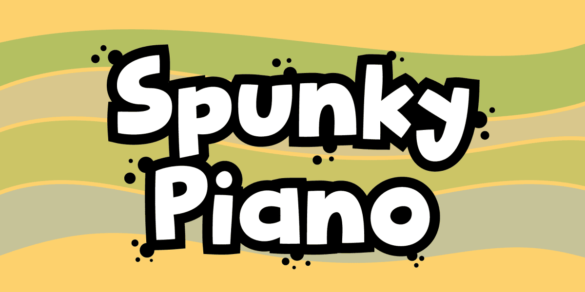 Spunky Piano DEMO Font · 1001 Fonts