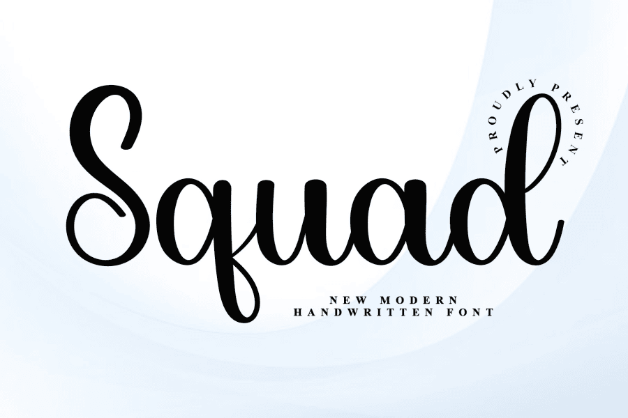 Squad Font · 1001 Fonts