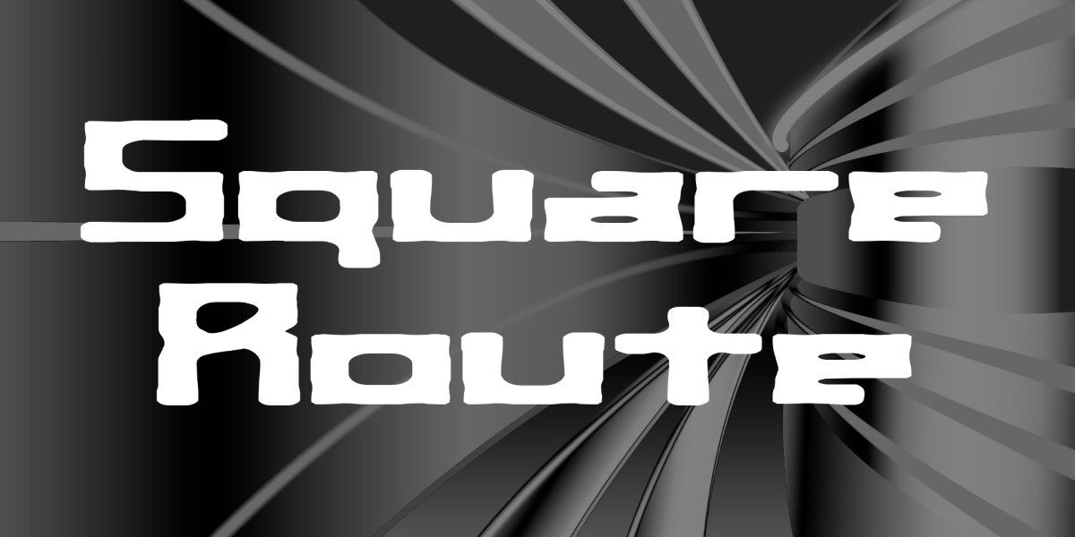 Square Route Font · 1001 Fonts