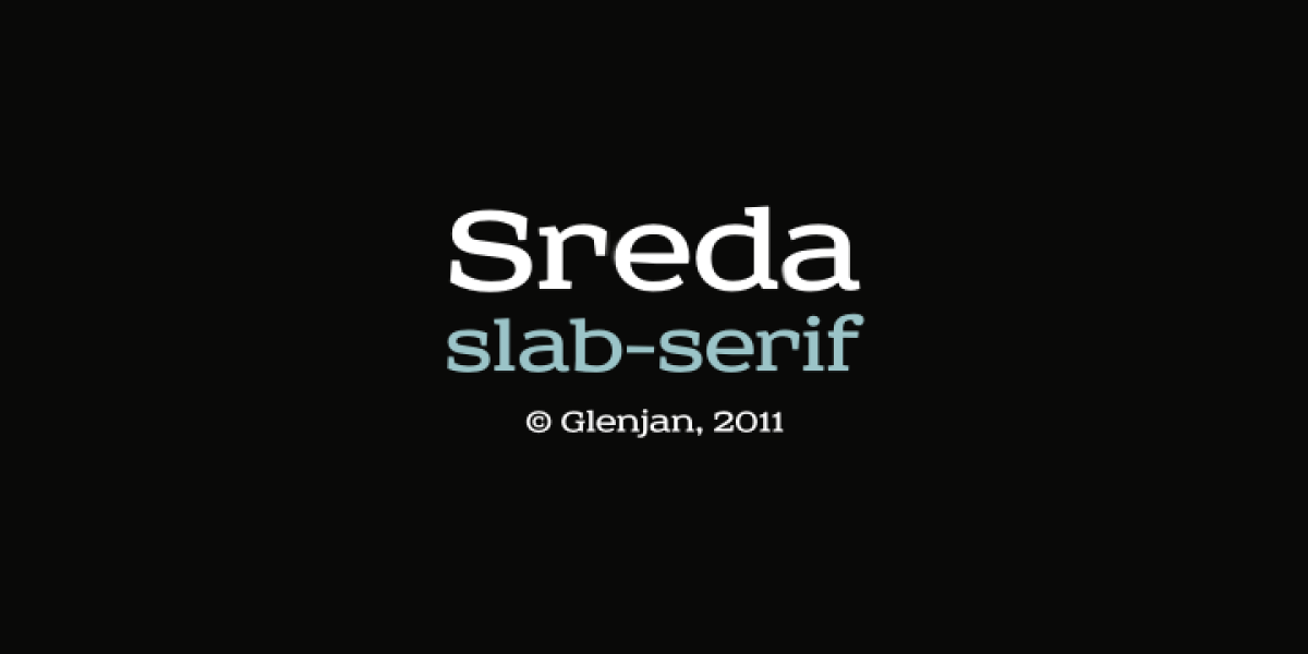 Sreda Font · 1001 Fonts
