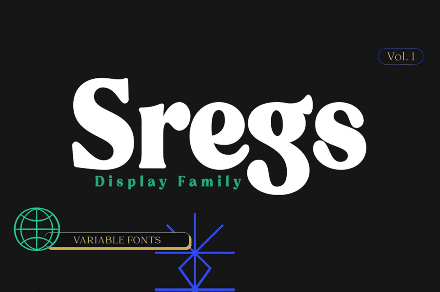Sregs Serif Display Font Family · 1001 Fonts
