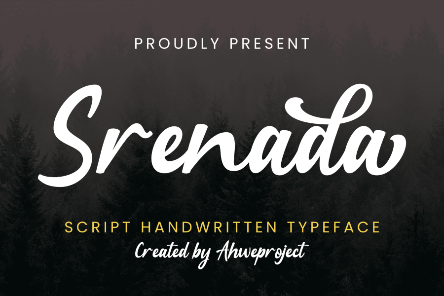 Srenada Font · 1001 Fonts