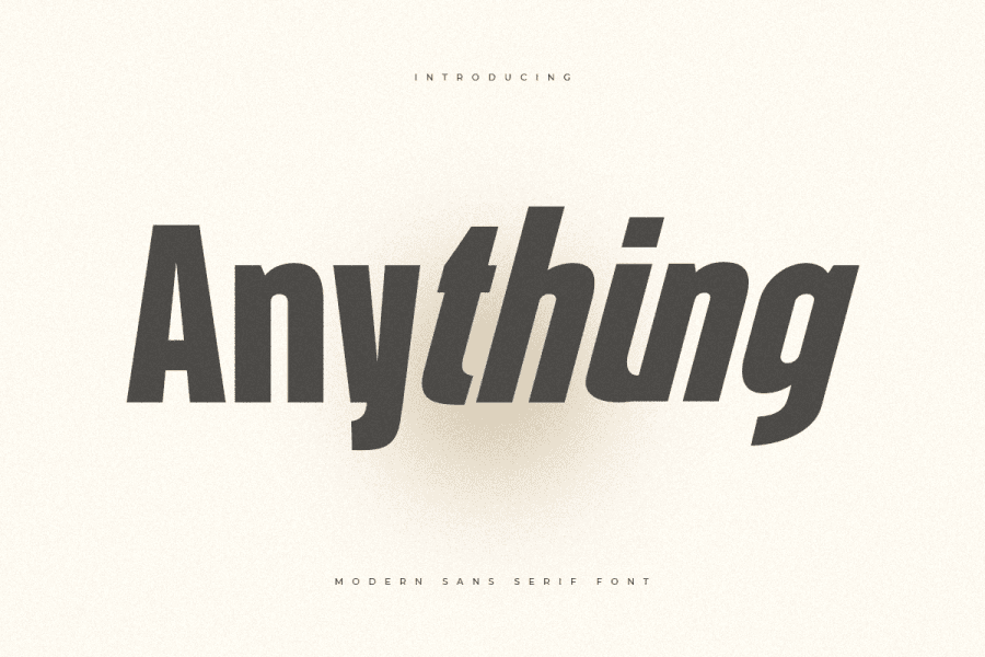 SS Anything Font · 1001 Fonts