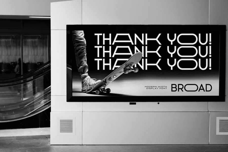 SS Broad Font · 1001 Fonts