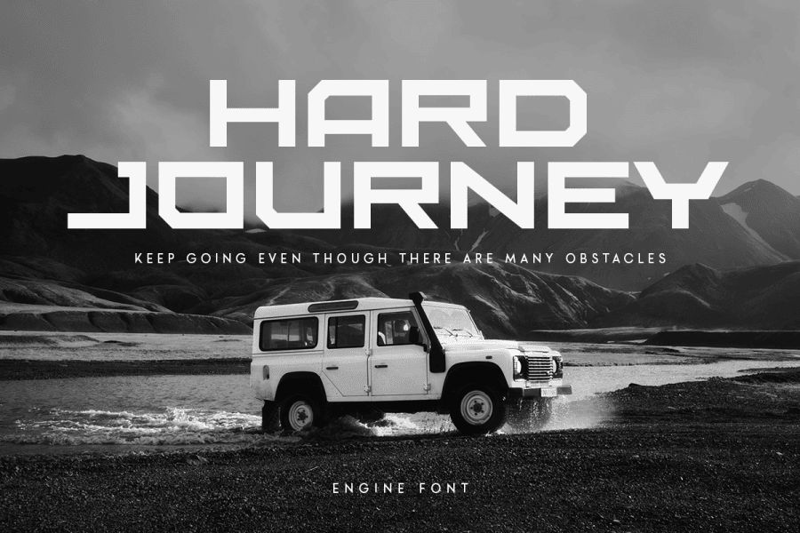 SS Engine Font · 1001 Fonts