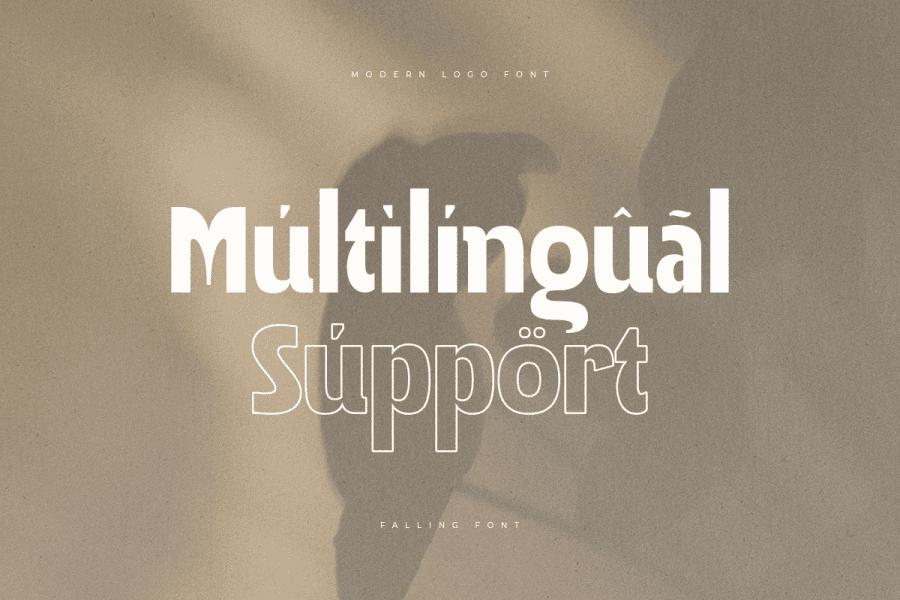 SS Falling Font · 1001 Fonts