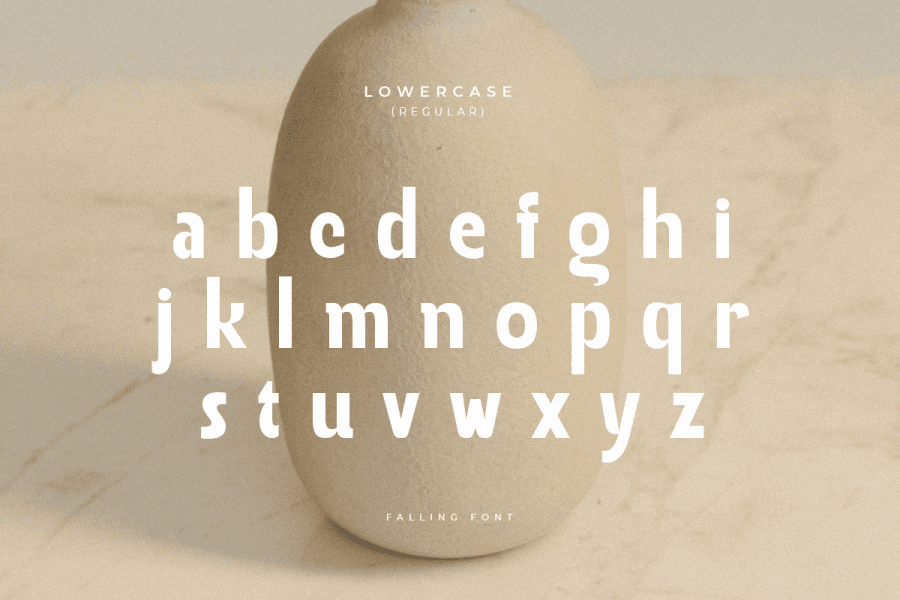 SS Falling Font · 1001 Fonts