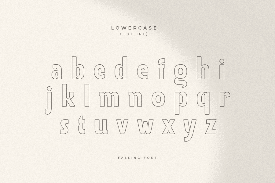 SS Falling Font · 1001 Fonts