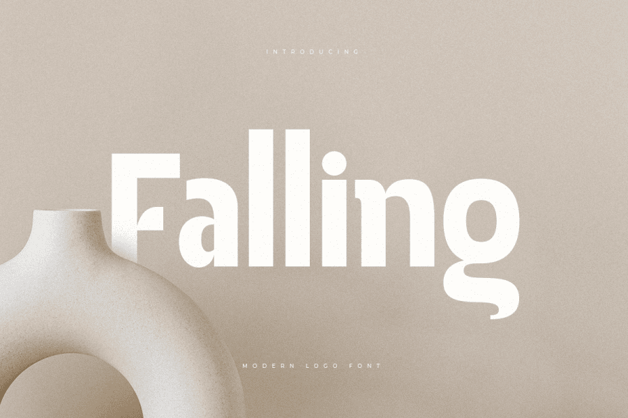 SS Falling Font · 1001 Fonts