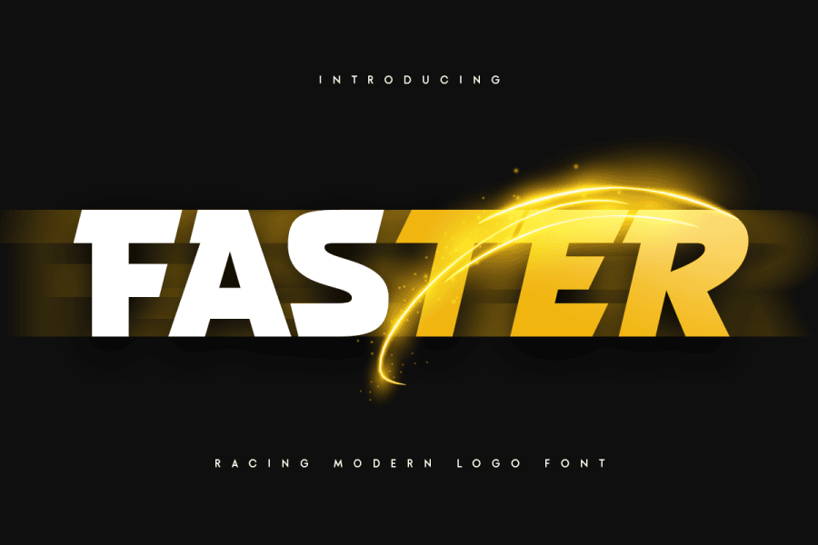 SS FASTER Font · 1001 Fonts