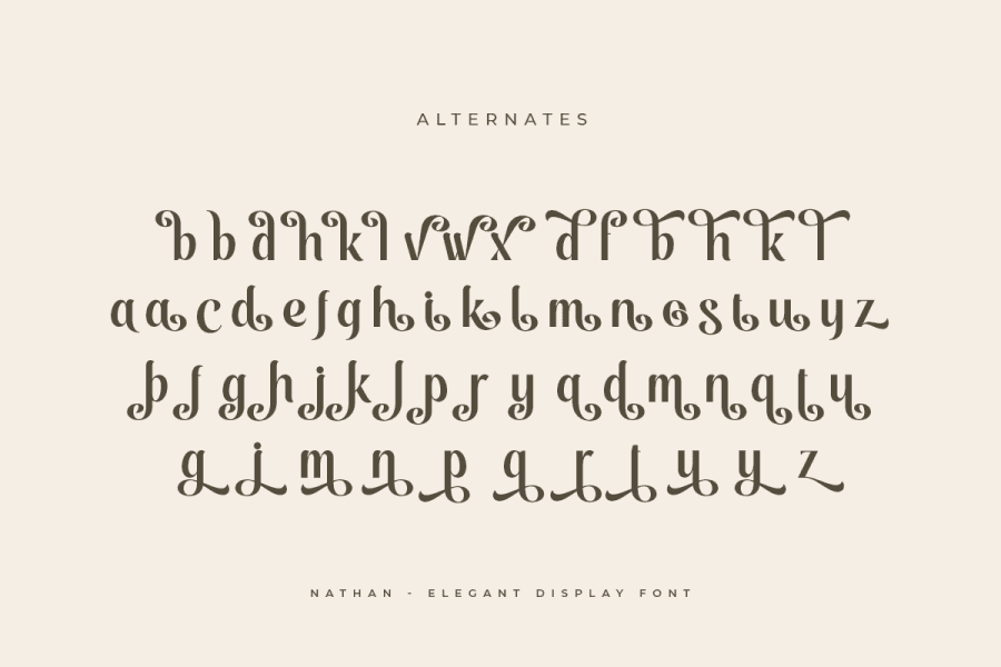 SS Nathan Font · 1001 Fonts