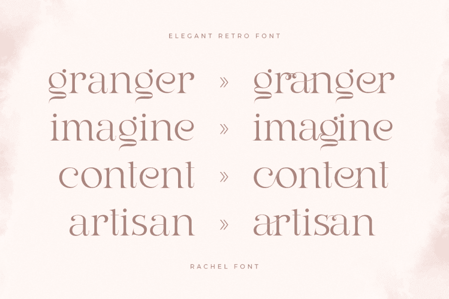SS Rachel Font · 1001 Fonts