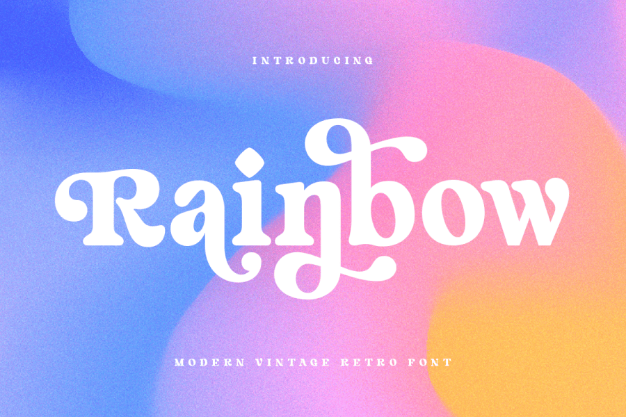 SS Rainbow Font · 1001 Fonts