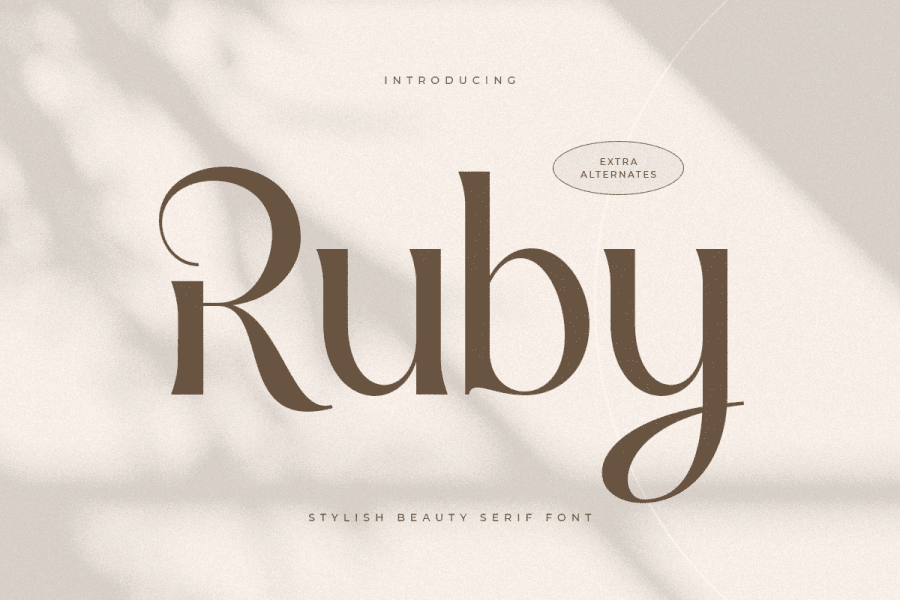 SS Ruby Font · 1001 Fonts
