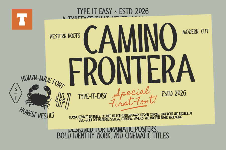 ST Camino Frontera Font · 1001 Fonts