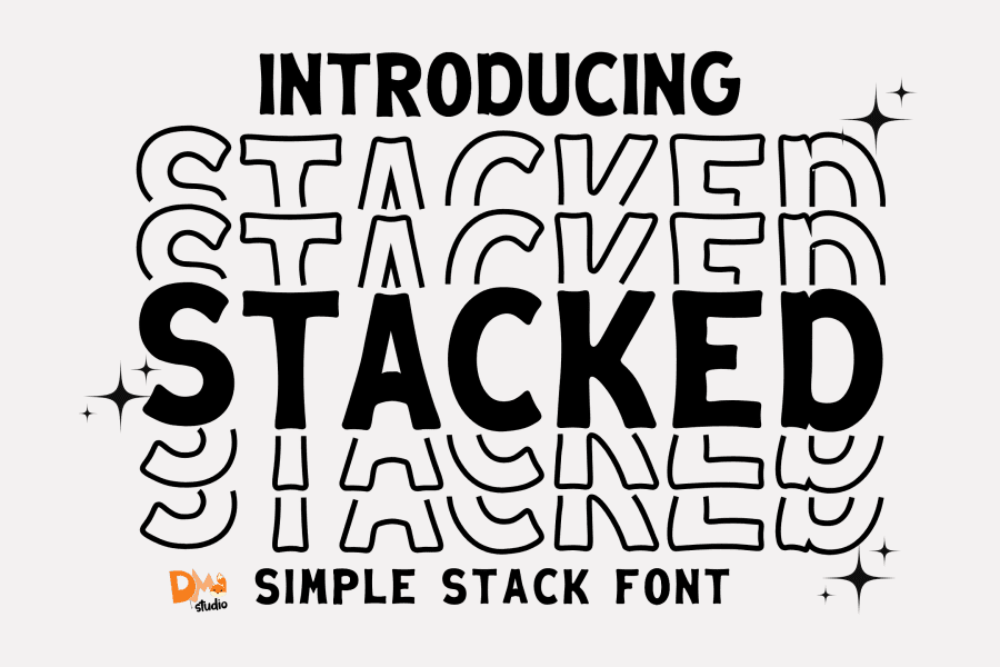 Stacked Personal Font · 1001 Fonts