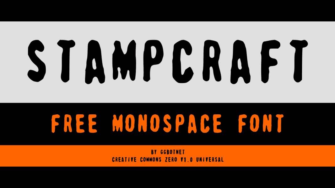 1 Free Imperfect, Merchandise, Monospaced Font · 1001 Fonts