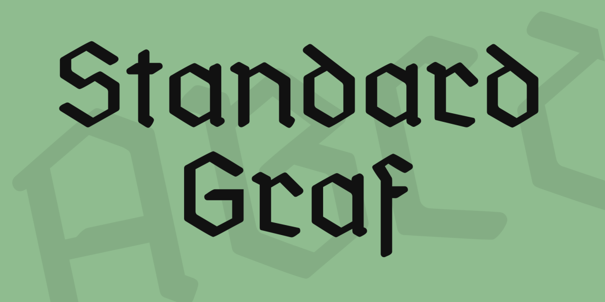 Standard Graf Font · 1001 Fonts