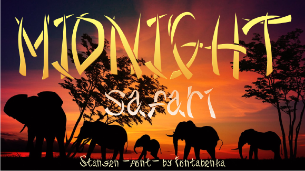 StangenD Font · 1001 Fonts