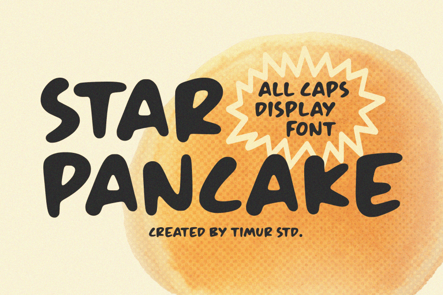 Star Pancake Font · 1001 Fonts