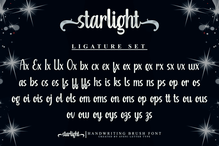 Starlight Brush Font · 1001 Fonts