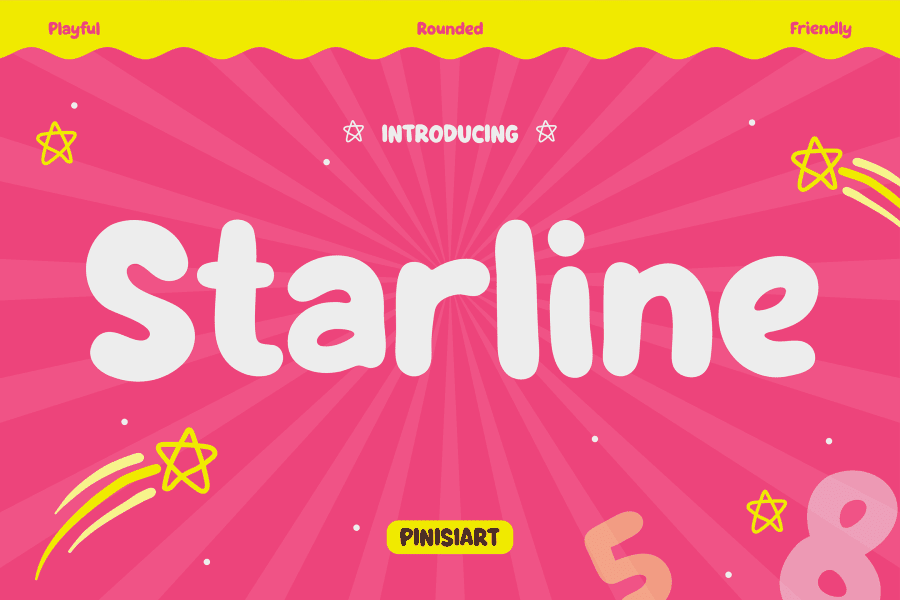 Starline Font · 1001 Fonts