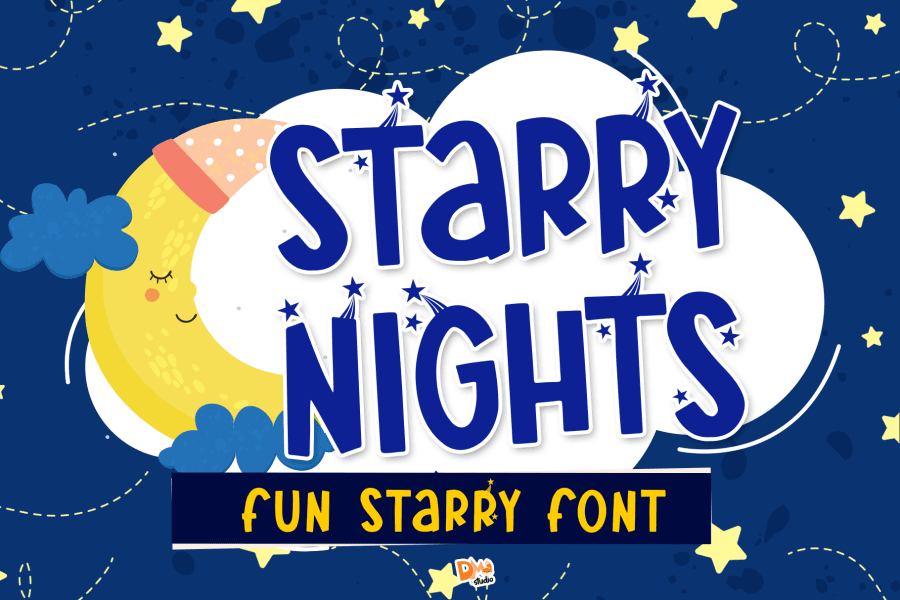 Starry Nights Font · 1001 Fonts