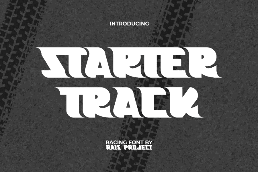 StarterTrackDemo Font · 1001 Fonts