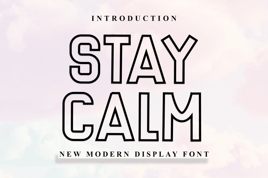 Stay Calm Font · 1001 Fonts