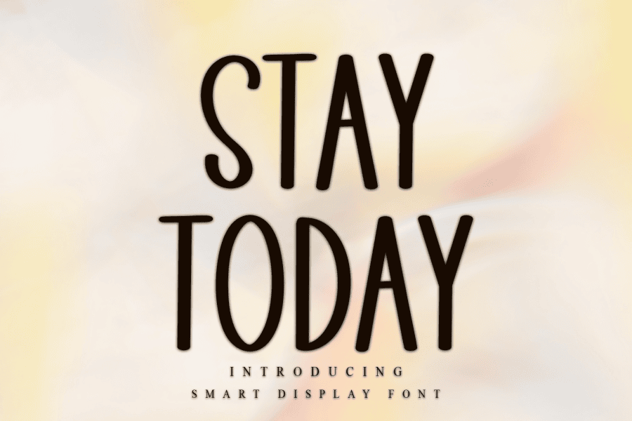STAY TODAY Font · 1001 Fonts