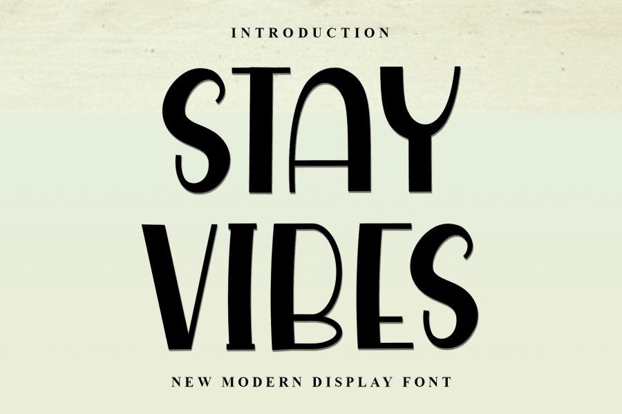 Stay Vibes Font · 1001 Fonts