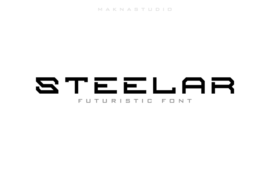 STEELAR Font · 1001 Fonts