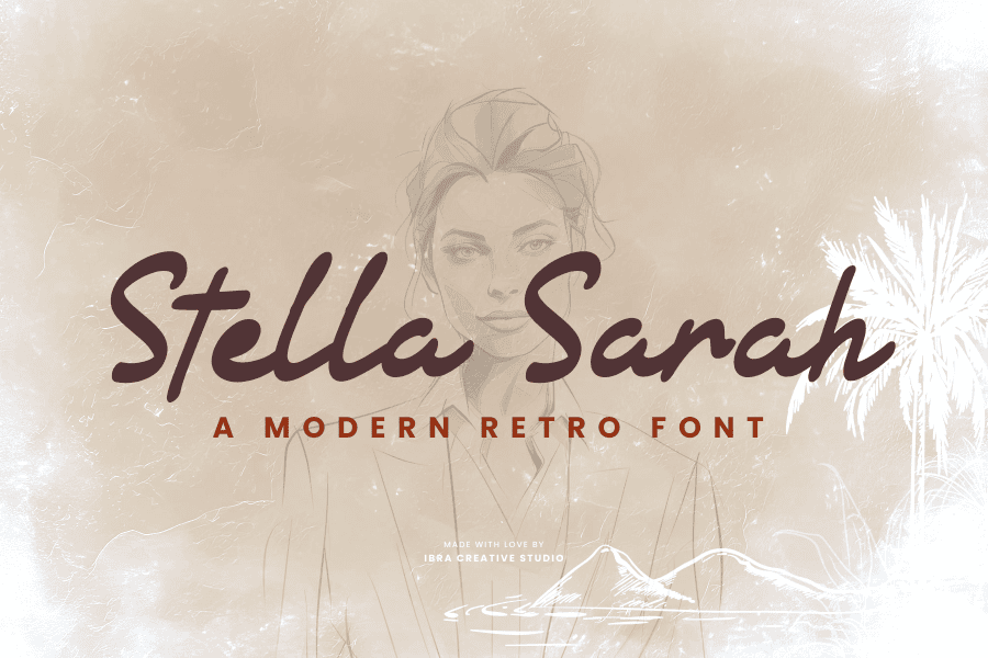 Stella Sarah Font · 1001 Fonts