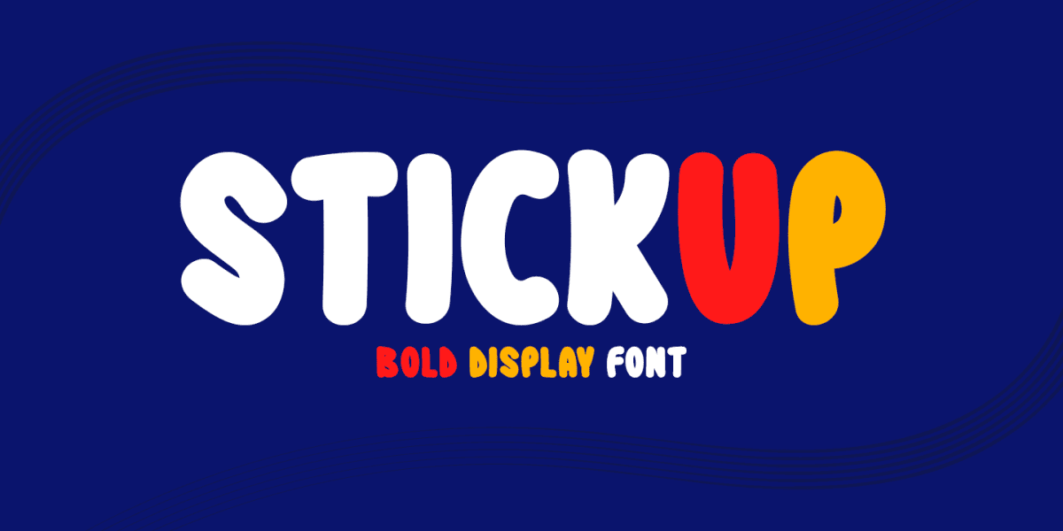 Stickup Font · 1001 Fonts