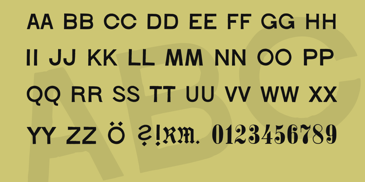 Stoehr numbers Font · 1001 Fonts