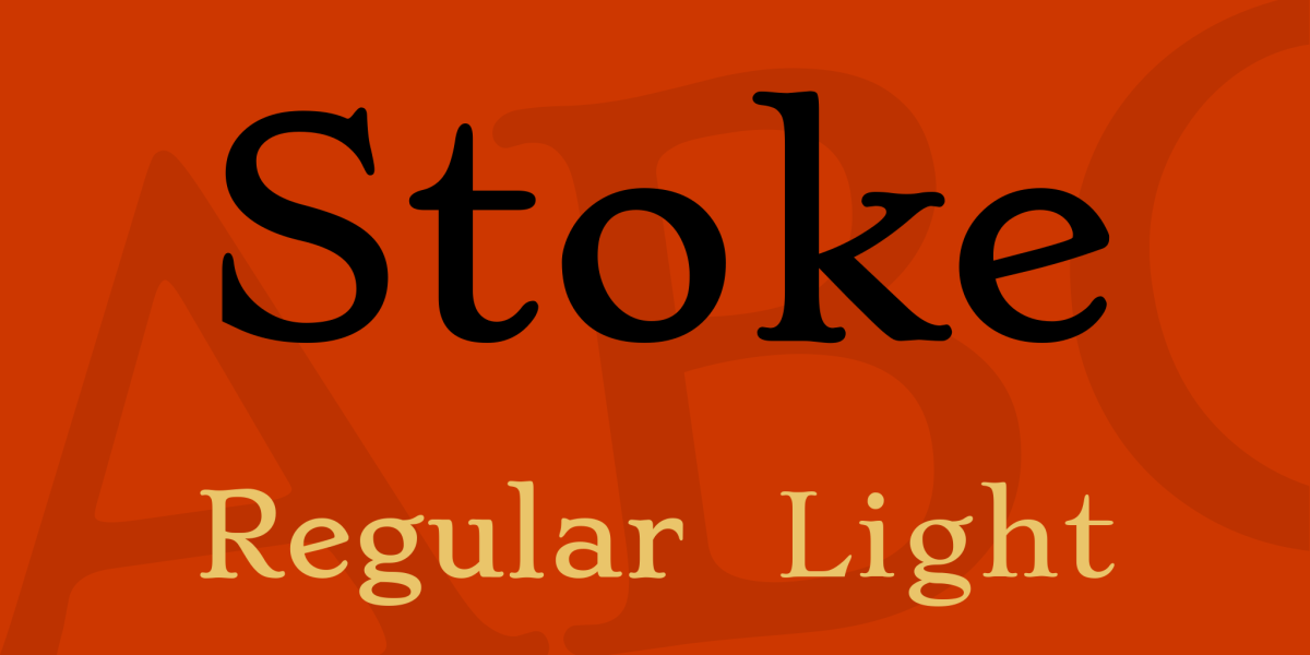 Stoke Font Family · 1001 Fonts