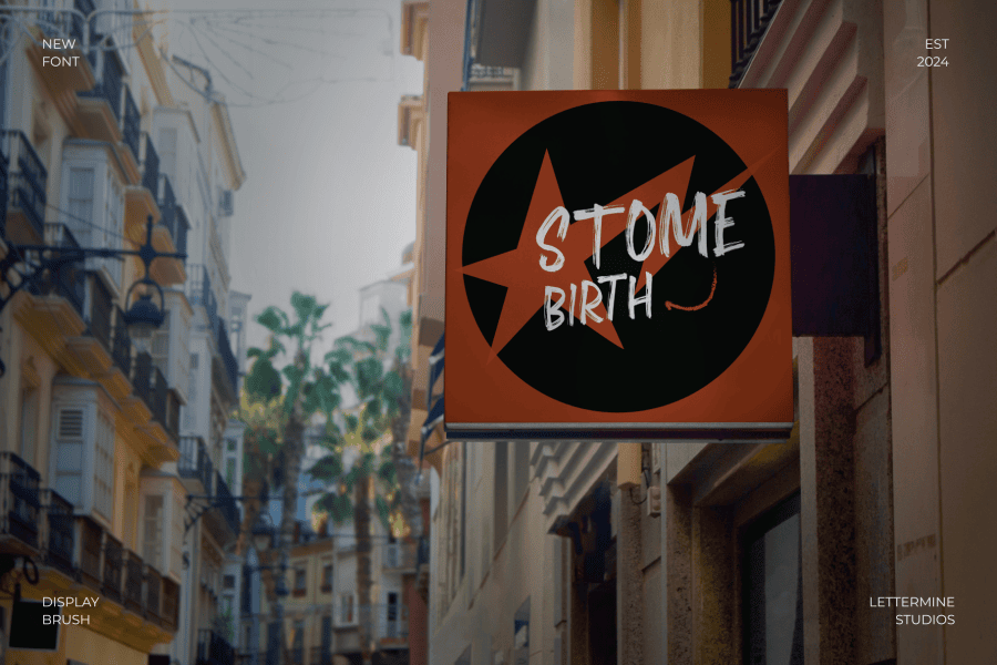 Stome Birth Demo Font · 1001 Fonts