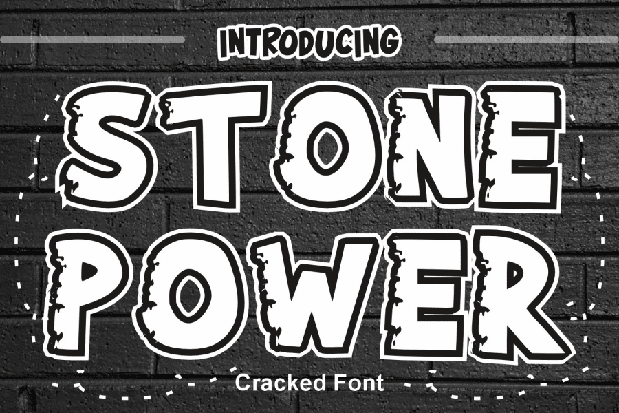 Stone Power Font · 1001 Fonts