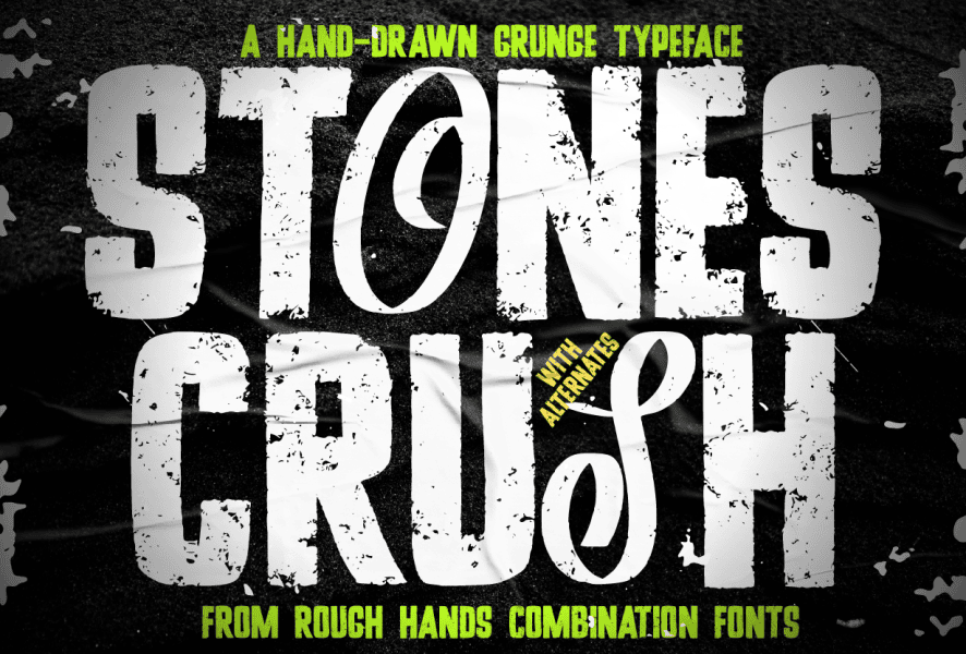 Stones Crush Font · 1001 Fonts