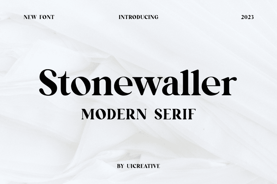 Stonewaller Font · 1001 Fonts
