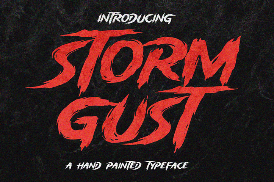 Storm Gust Font · 1001 Fonts