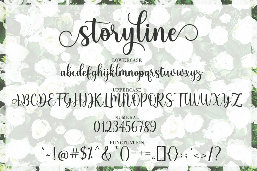 Story Line Font · 1001 Fonts