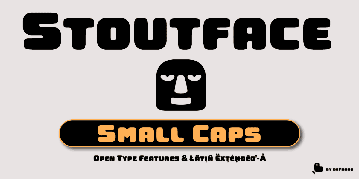 Stoutface SC Font · 1001 Fonts