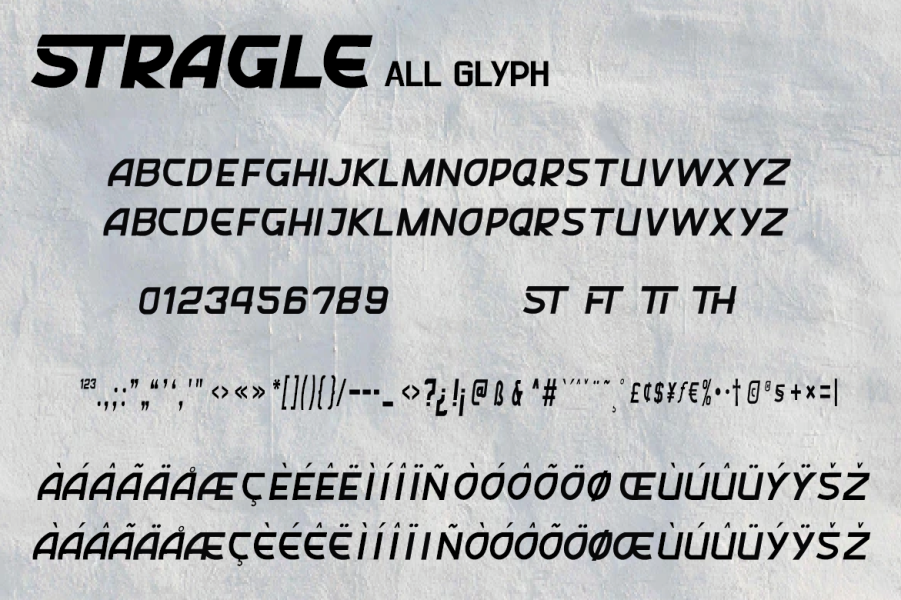 Stragle Font · 1001 Fonts