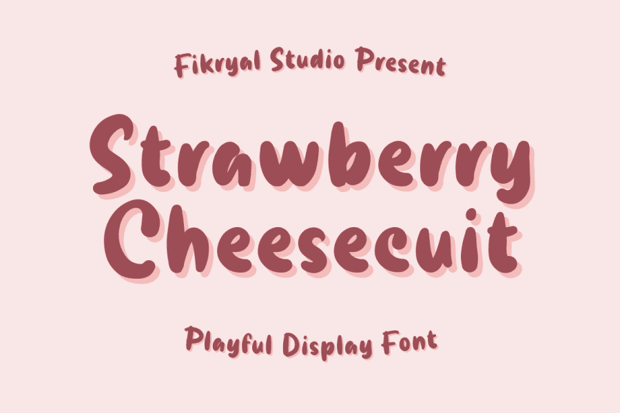 10 Free Strawberry Fonts · 1001 Fonts