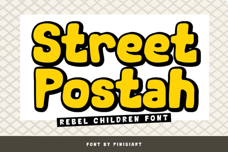 Street-Postah Font · 1001 Fonts